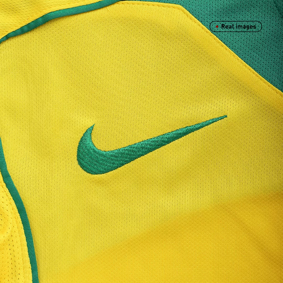 Camiseta Retro 2004 Brazil Primera Equipación Local Hombre - Versión ...