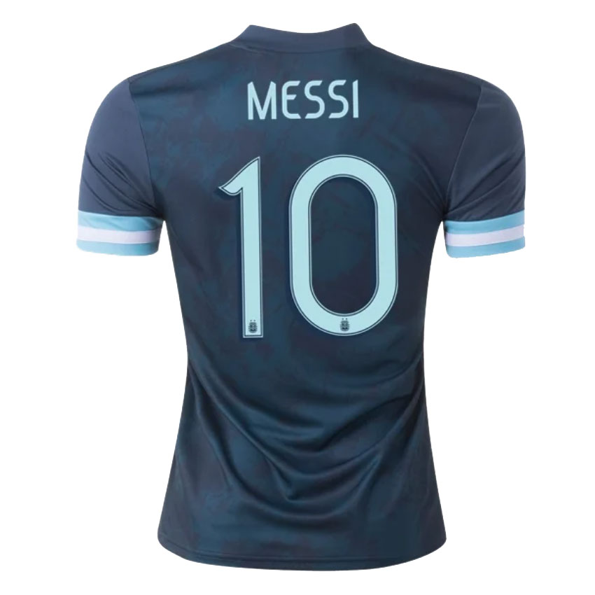 Camiseta de Fútbol MESSI #10 Personalizada 2ª Argentina 2020, playeras ...