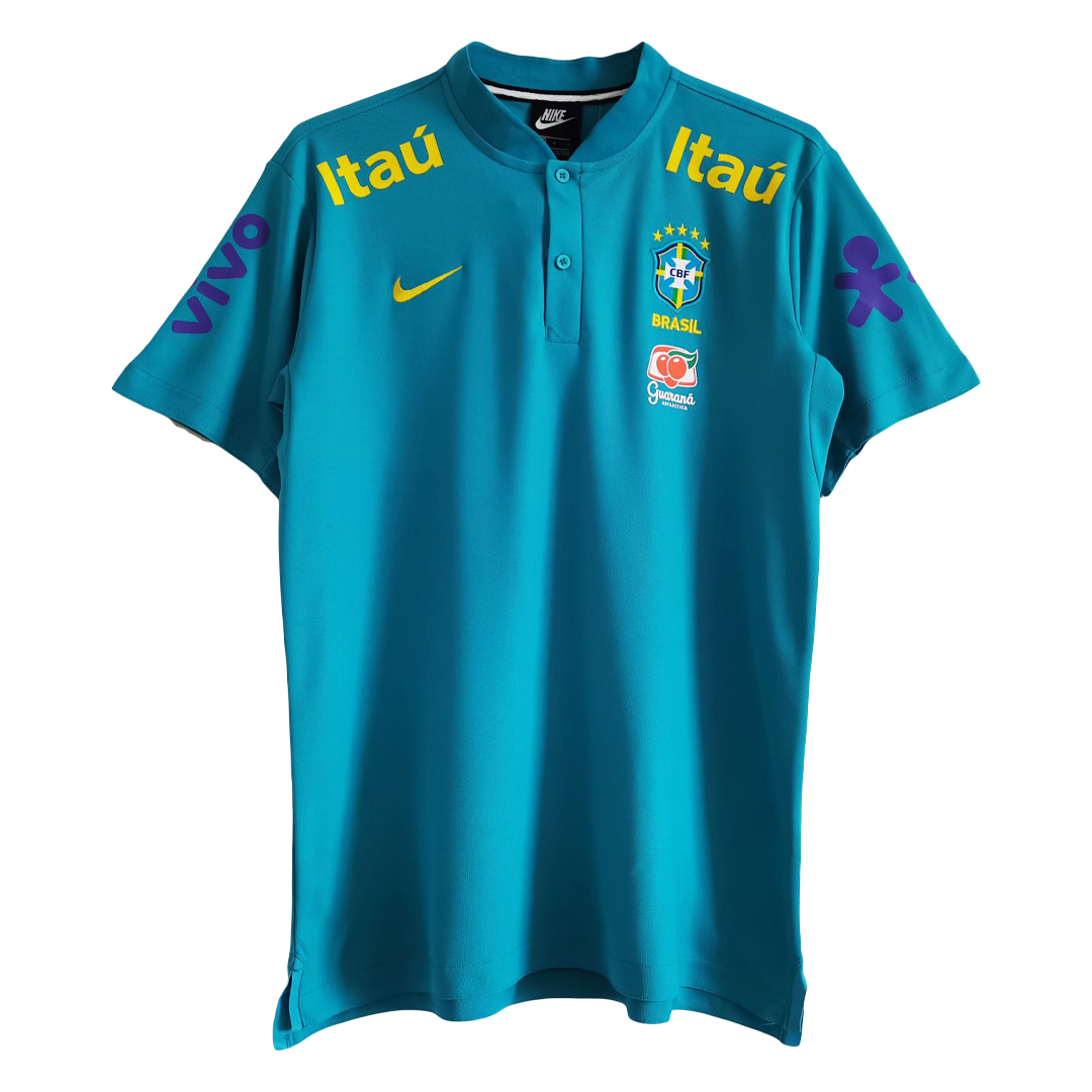 Camiseta Tipo Polo Brazil 2021 Hombre | CamisetasFutbol.mx