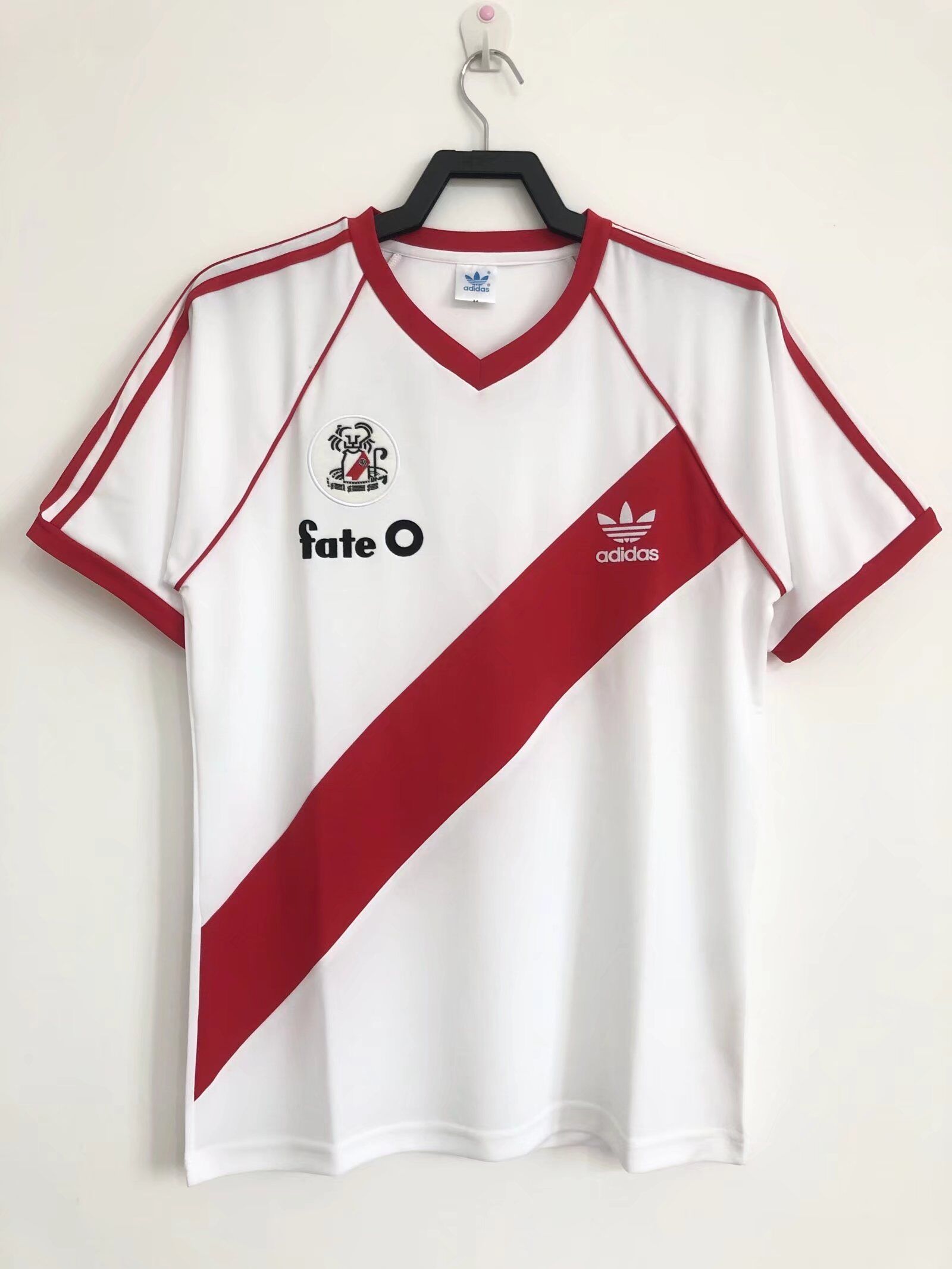 Retro 1986 Camiseta de Fútbol Fútbol 1ª River Plate 1986, playeras de ...
