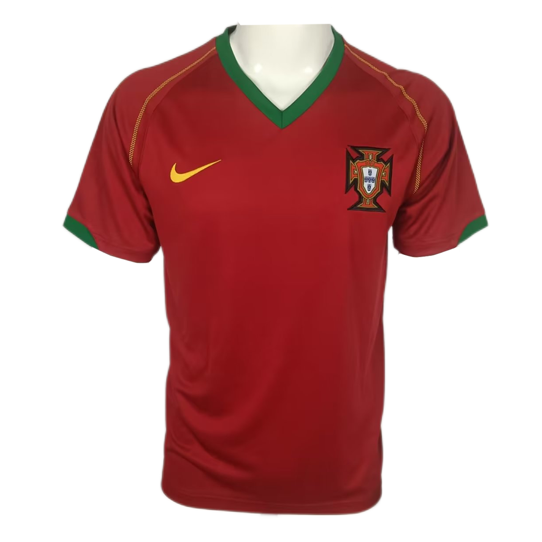 Camiseta Retro 2006 Portugal Primera Equipación Local Hombre - Versión ...