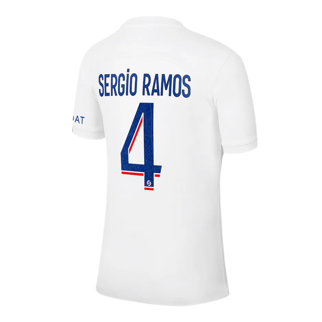 Camiseta Futbol De Tercera Equipaci n PSG 2022 23 SERGIO RAMOS 4 camiseta-futbol-de-tercera-equipaci-n-psg-2022-23-sergio-ramos-4