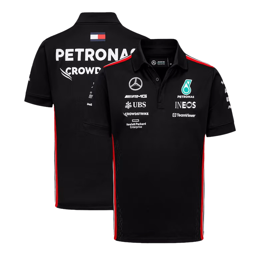 Camiseta Tipo Polo de Mercedes AMG Petronas F1 Racing Team Polo 2023 ...