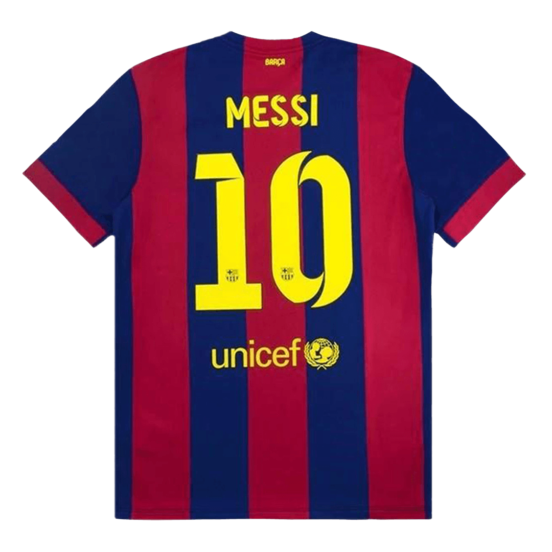 Camiseta Retro 2014/15 MESSI #10 Barcelona Primera Equipación Local ...