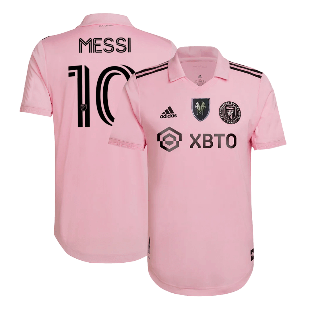 Camiseta Auténtica Messi 10 Inter Miami Cf Messi Goat 2023 Primera
