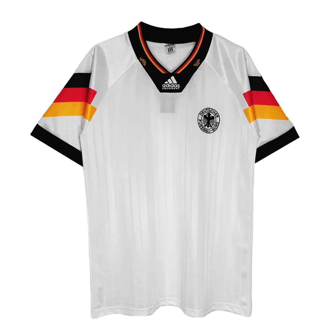 Camiseta Retro 1992 Alemania Primera Equipación Local Hombre - Versión ...