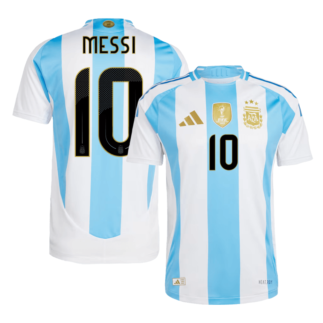 Camiseta Auténtica MESSI #10 Argentina 2024 Primera Equipación Local ...