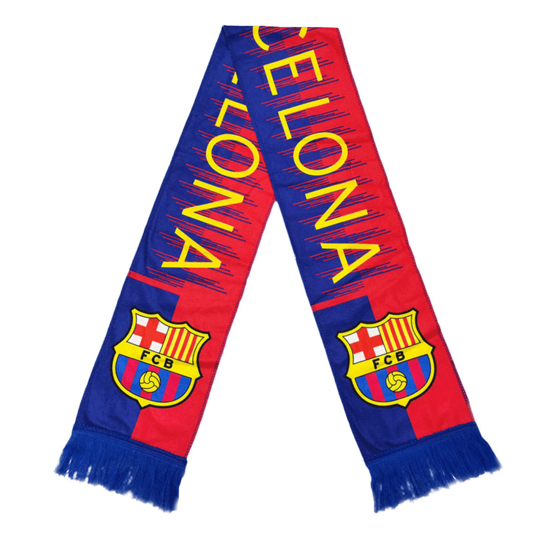 Barcelona Soccer Scarf Red&Blue - SoccerDeal