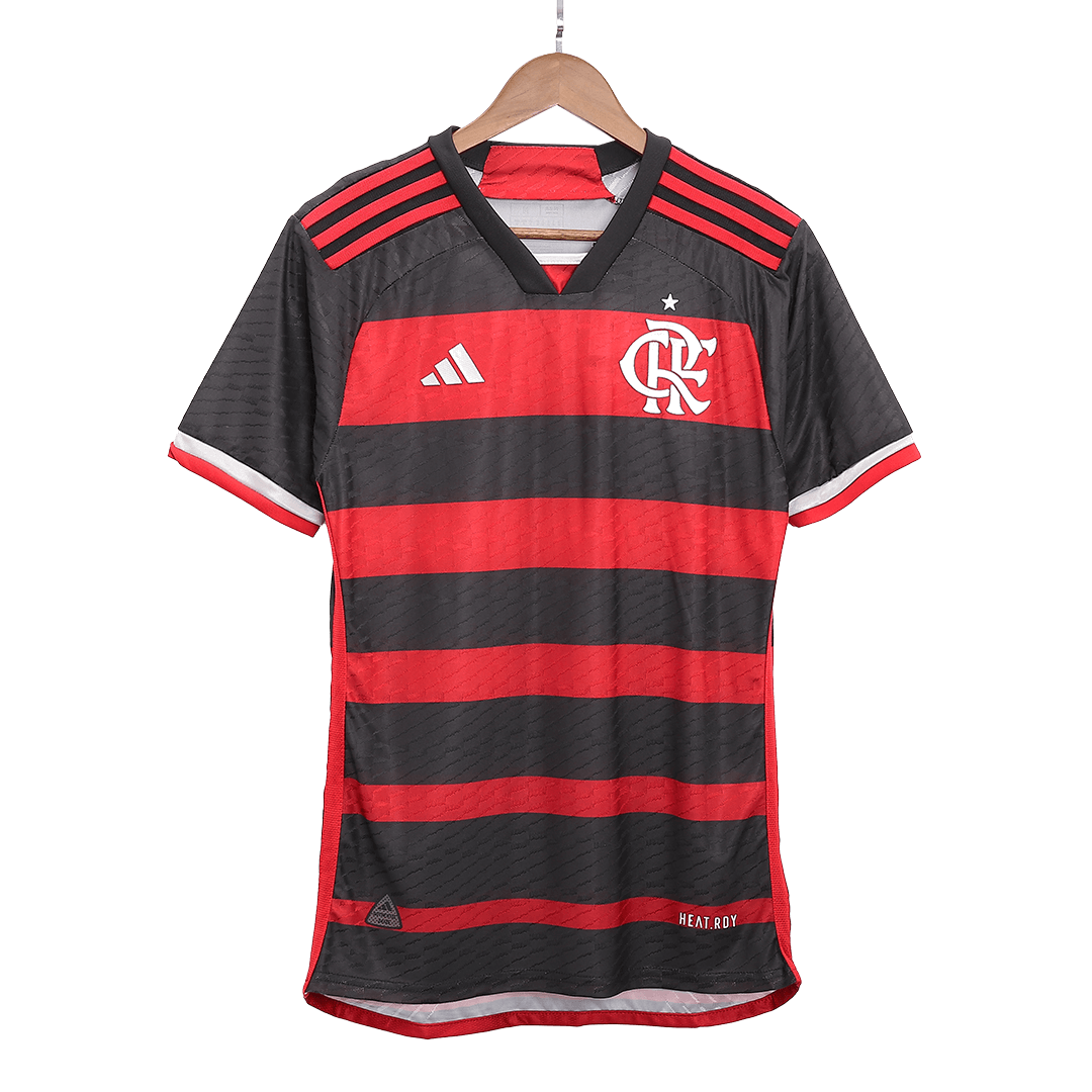 Camiseta Auténtica CR Flamengo 2024/25 Primera Equipación Local Hombre ...