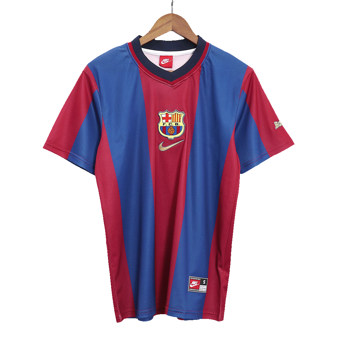 Camiseta Retro 1998/99 Barcelona Primera Equipación Local Hombre ...