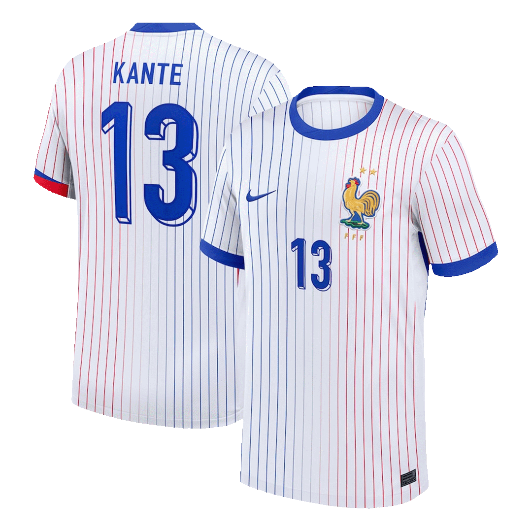 Calidad Premium Camiseta KANTE #13 Francia Euro 2024 Segunda Equipación ...
