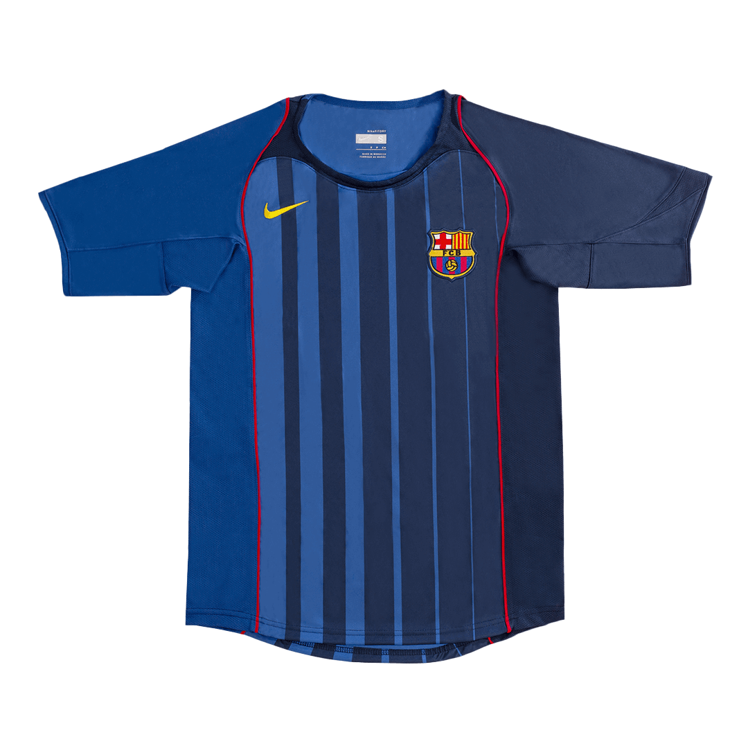 Camiseta Retro 2004/05 Barcelona Segunda Equipación Visitante Hombre ...