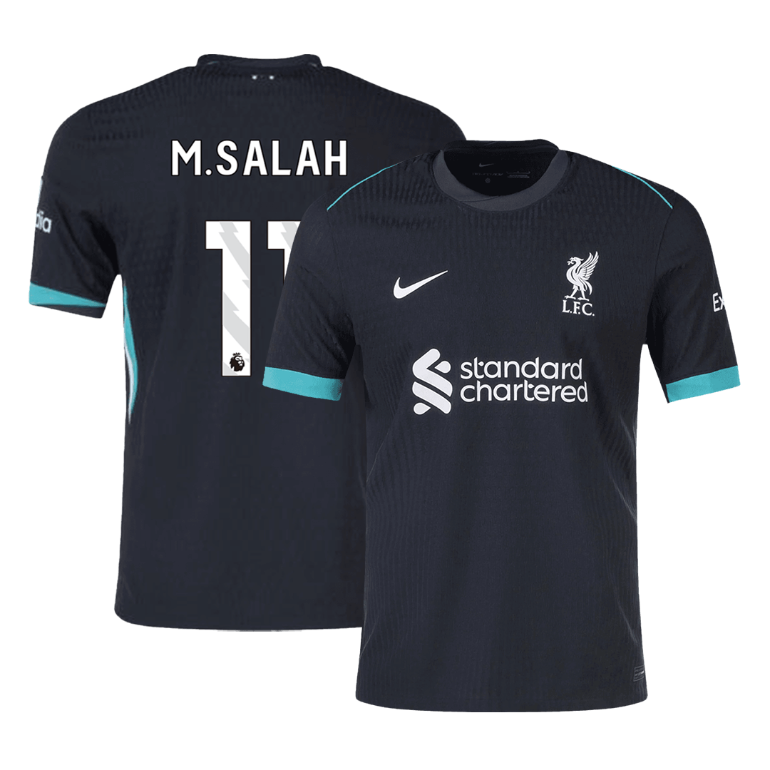 Camiseta Auténtica M.SALAH #11 Liverpool 2024/25 Segunda Equipación Visitante Hombre - Versión ...