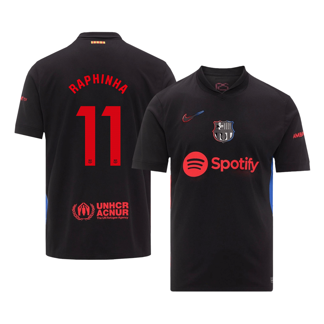 Calidad Premium Camiseta RAPHINHA #11 Barcelona 2024/25 Segunda ...