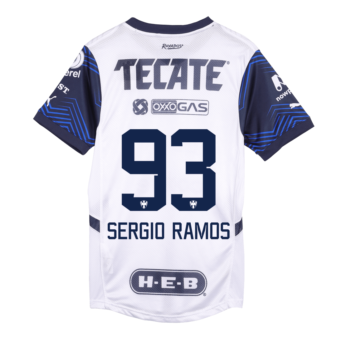 Camiseta SERGIO RAMOS #93 Monterrey 2024/25 Segunda Equipación ...