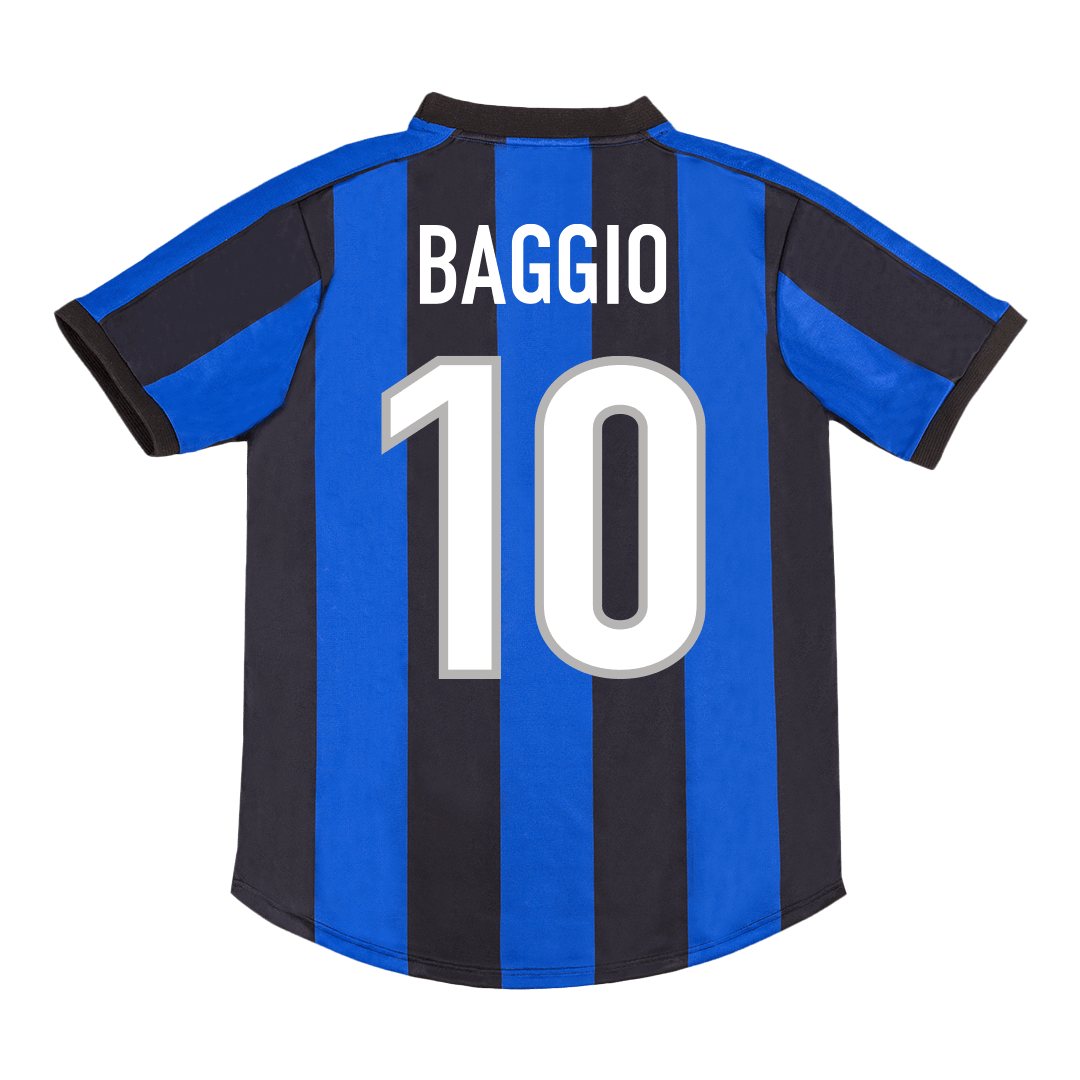 Camiseta Retro 1999/00 BAGGIO #10 Inter de Milán Primera Equipación Local Hombre - Versión ...