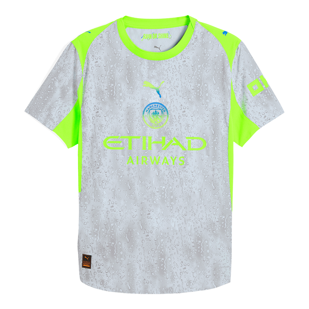 Camiseta versión jugador Manchester City 2025/26 Tercera Equipación ...